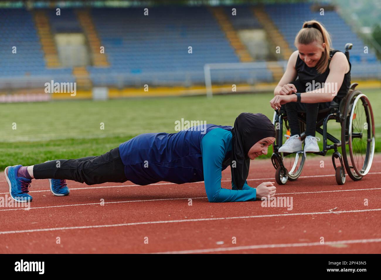 Two strong and inspiring women, one a Muslim wearing a burka and the ...
