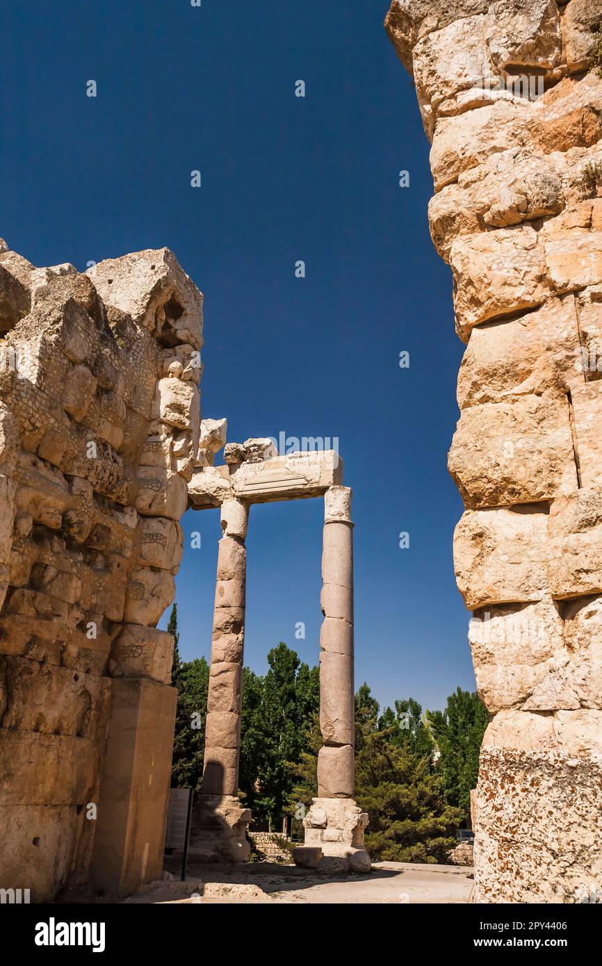 Baalbek, Bekaa valley, Baalbek, Baalbek-Hermel Governorate, Lebanon ...