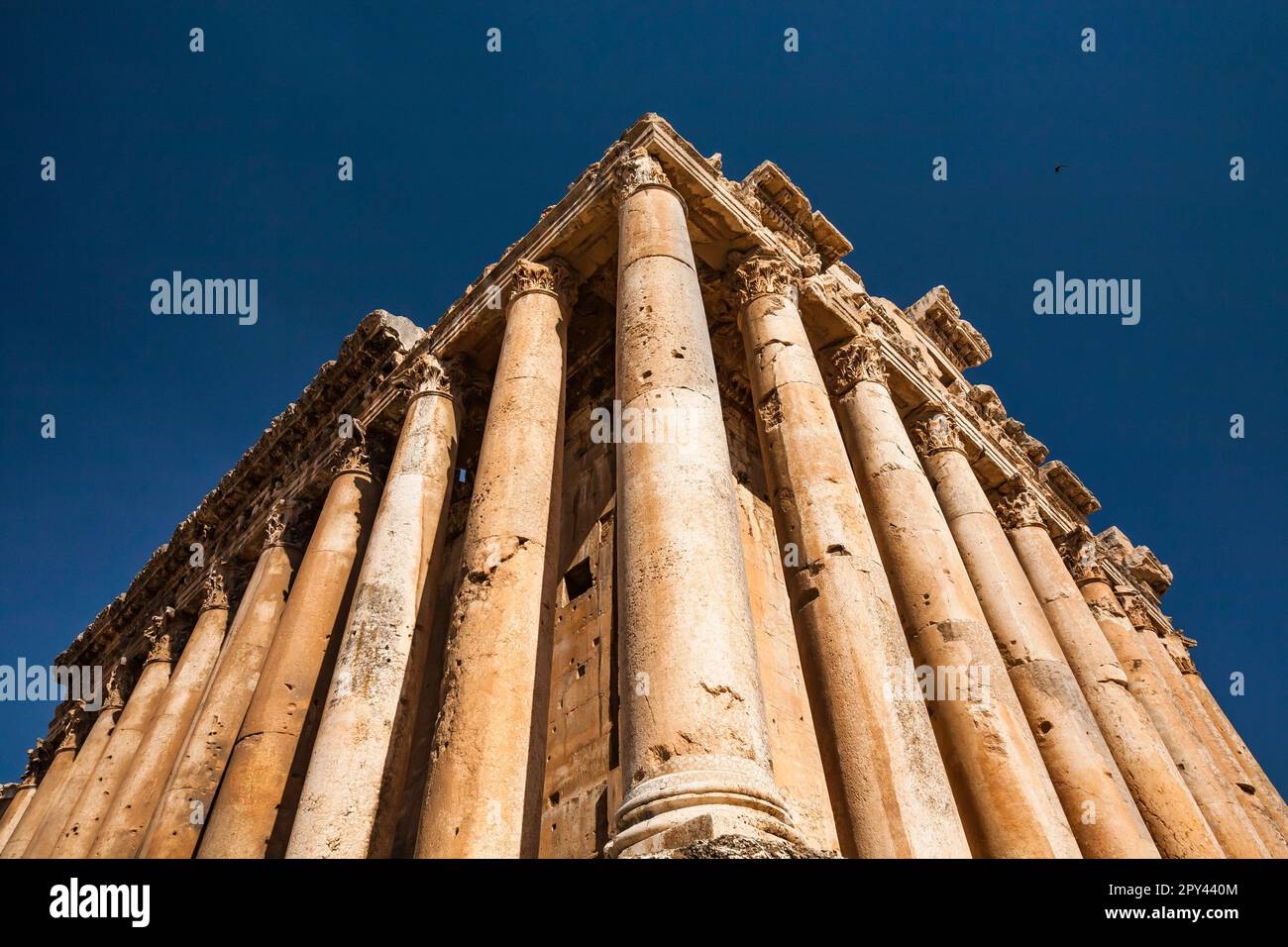 Baalbek, Roman temple of Bacchus, Bekaa valley, Baalbek, Baalbek-Hermel ...