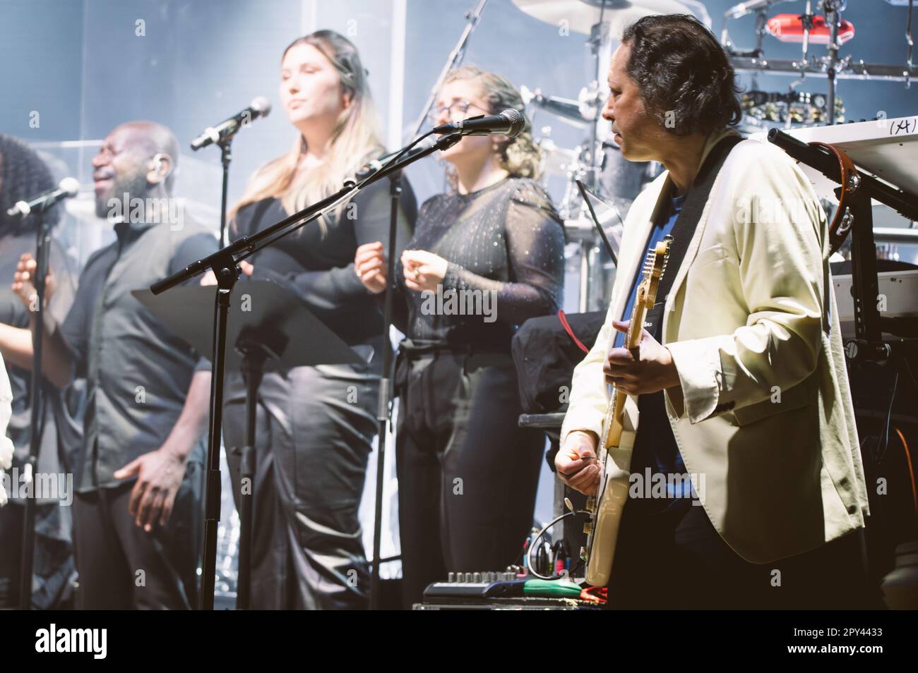 Newcastle, UK. 2nd May 2023 - English band James perform at O2 City ...