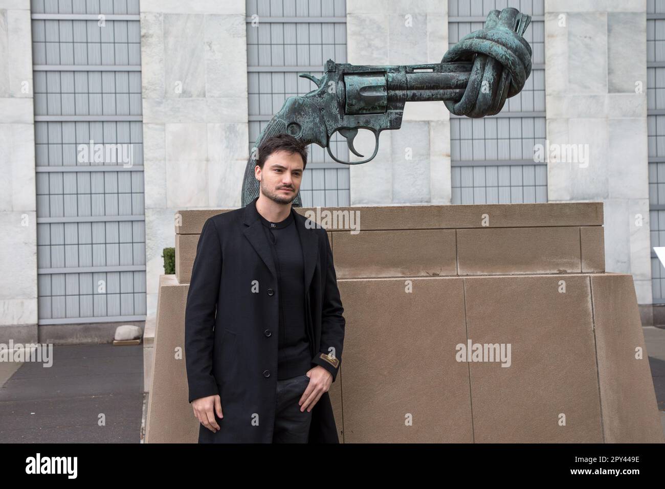 New York City, NY, USA. 2nd May, 2023. Brazilian Felipe Neto speaks at ...