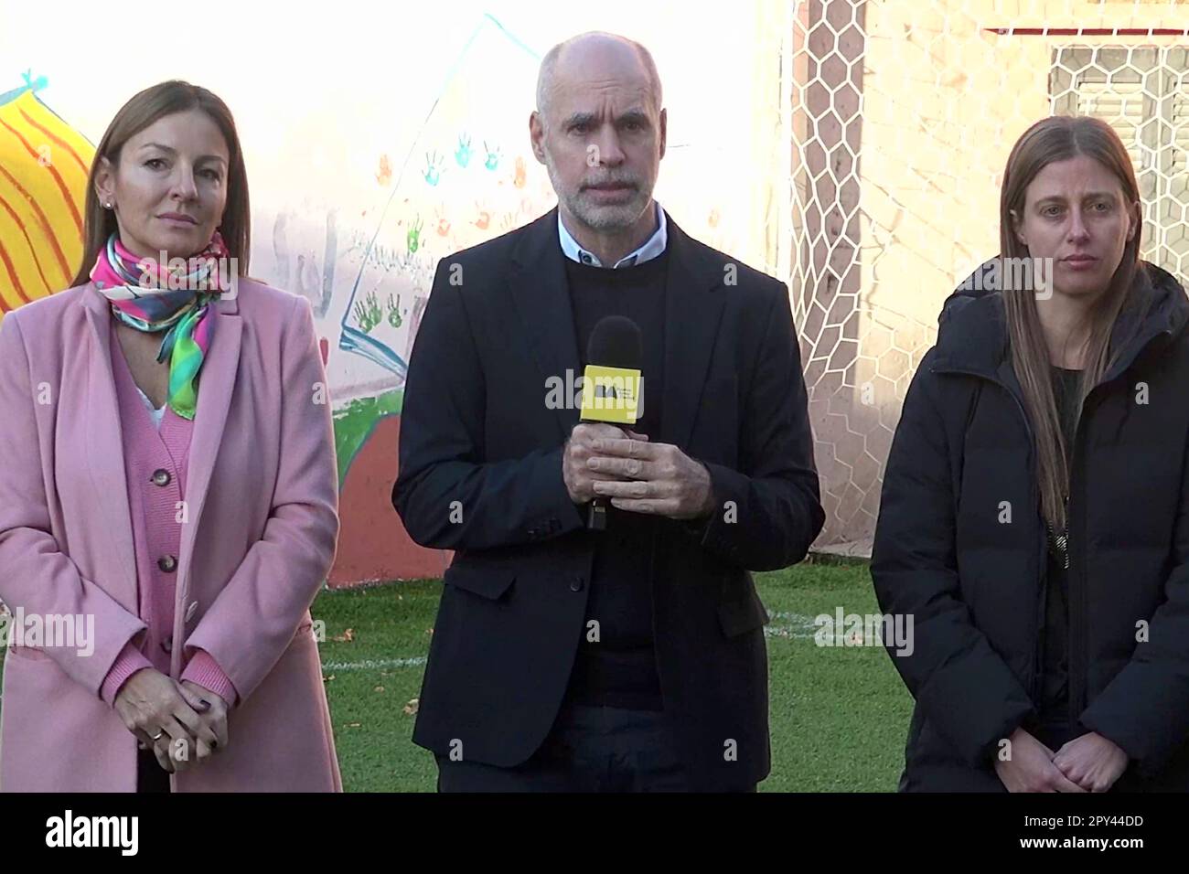 Horacio Rodríguez Larreta and his team. Buenos Aires, Argentina Stock ...