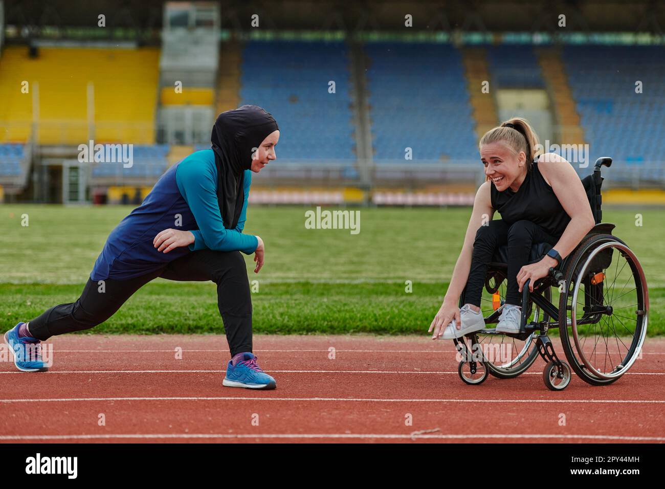 Two strong and inspiring women, one a Muslim wearing a burka and the ...