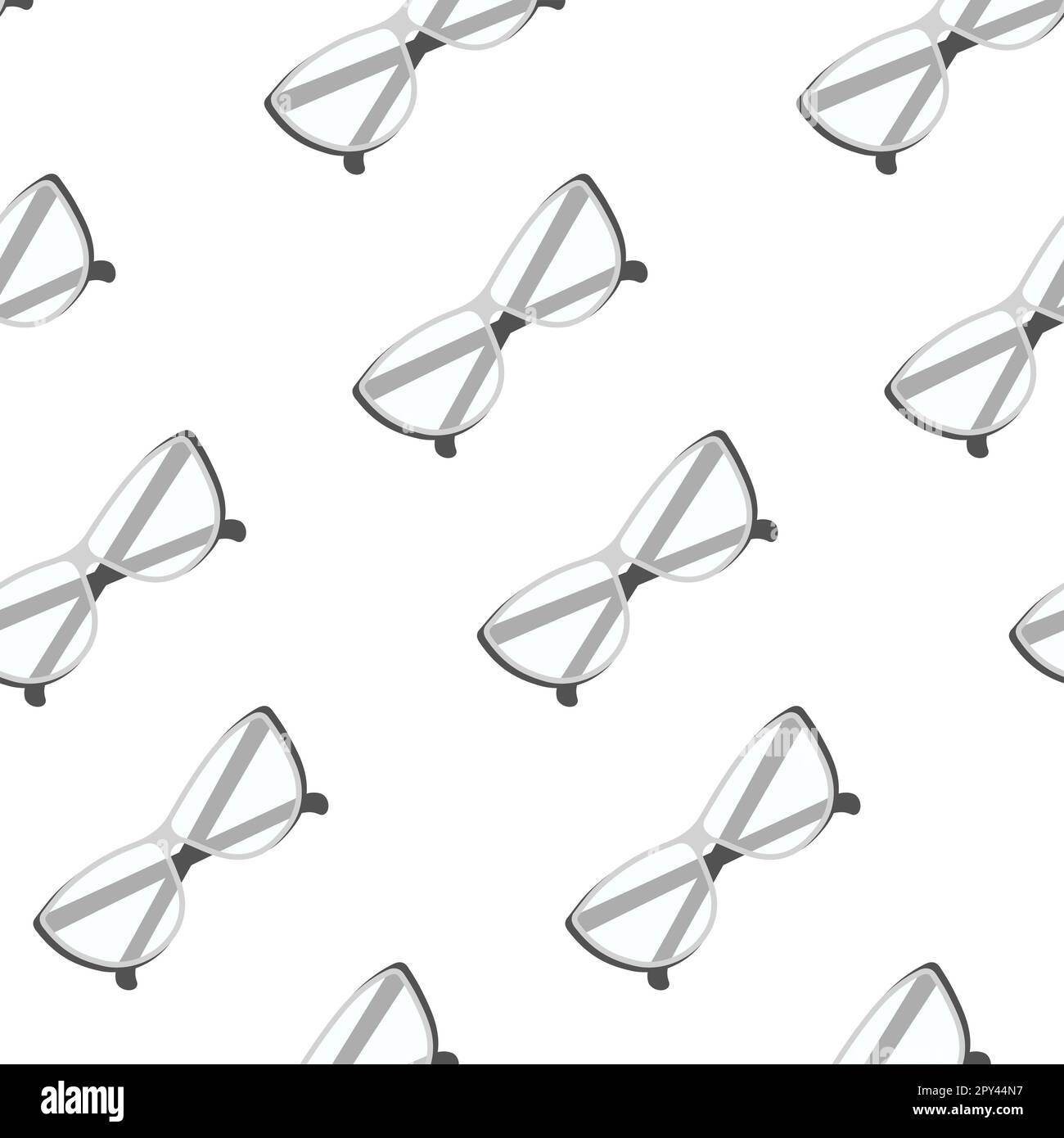 Seamless pattern of elegant Glasses with transparent lenses in ...