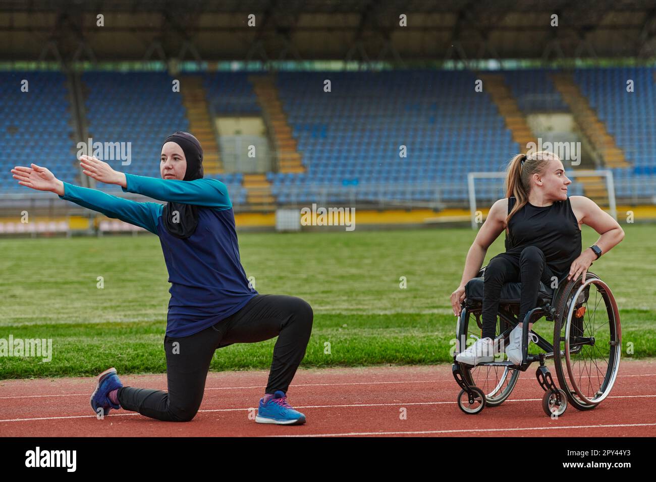 Two strong and inspiring women, one a Muslim wearing a burka and the ...