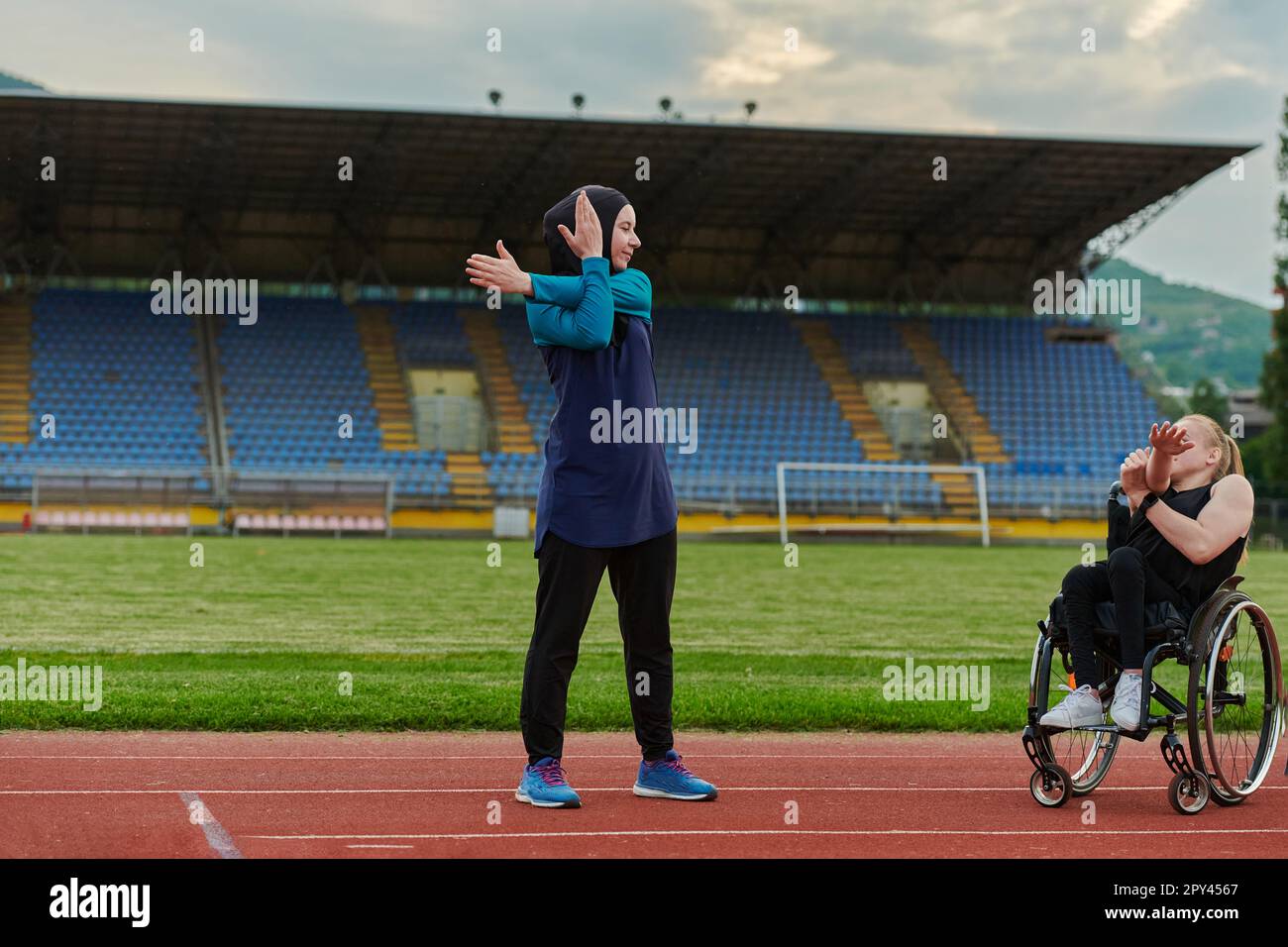 Two strong and inspiring women, one a Muslim wearing a burka and the ...
