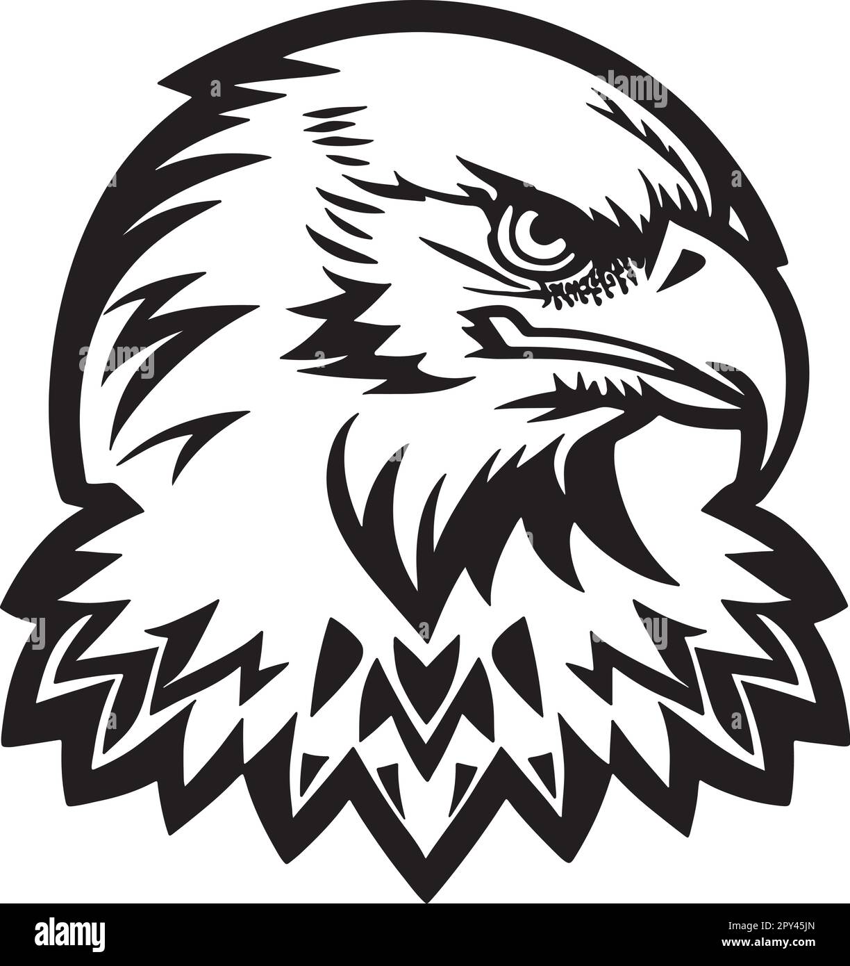 Extraordinary and powerful eagle emblem art vector Stock Vector Image ... Extraordinary and powerful eagle emblem art vector Stock Vector Image ...