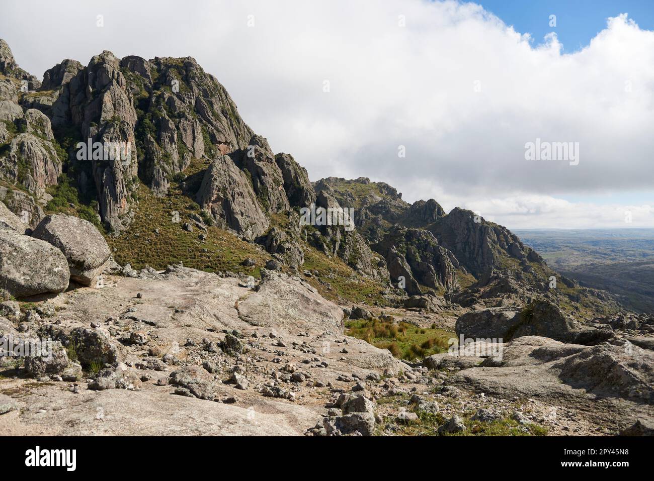 Stunning rugged mountainous scenery in Los Gigantes, a mountain massif ...