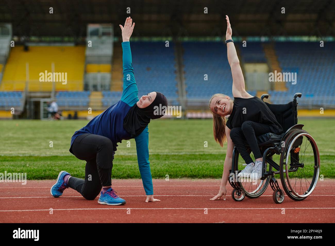 Two strong and inspiring women, one a Muslim wearing a burka and the ...
