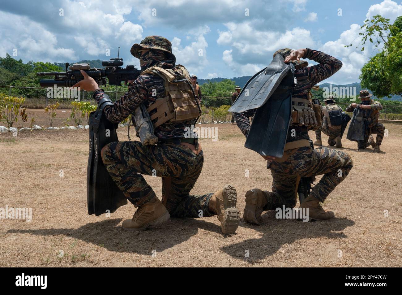 230424-N-OX430-1134 Philippine Sailors assigned to Naval Special ...