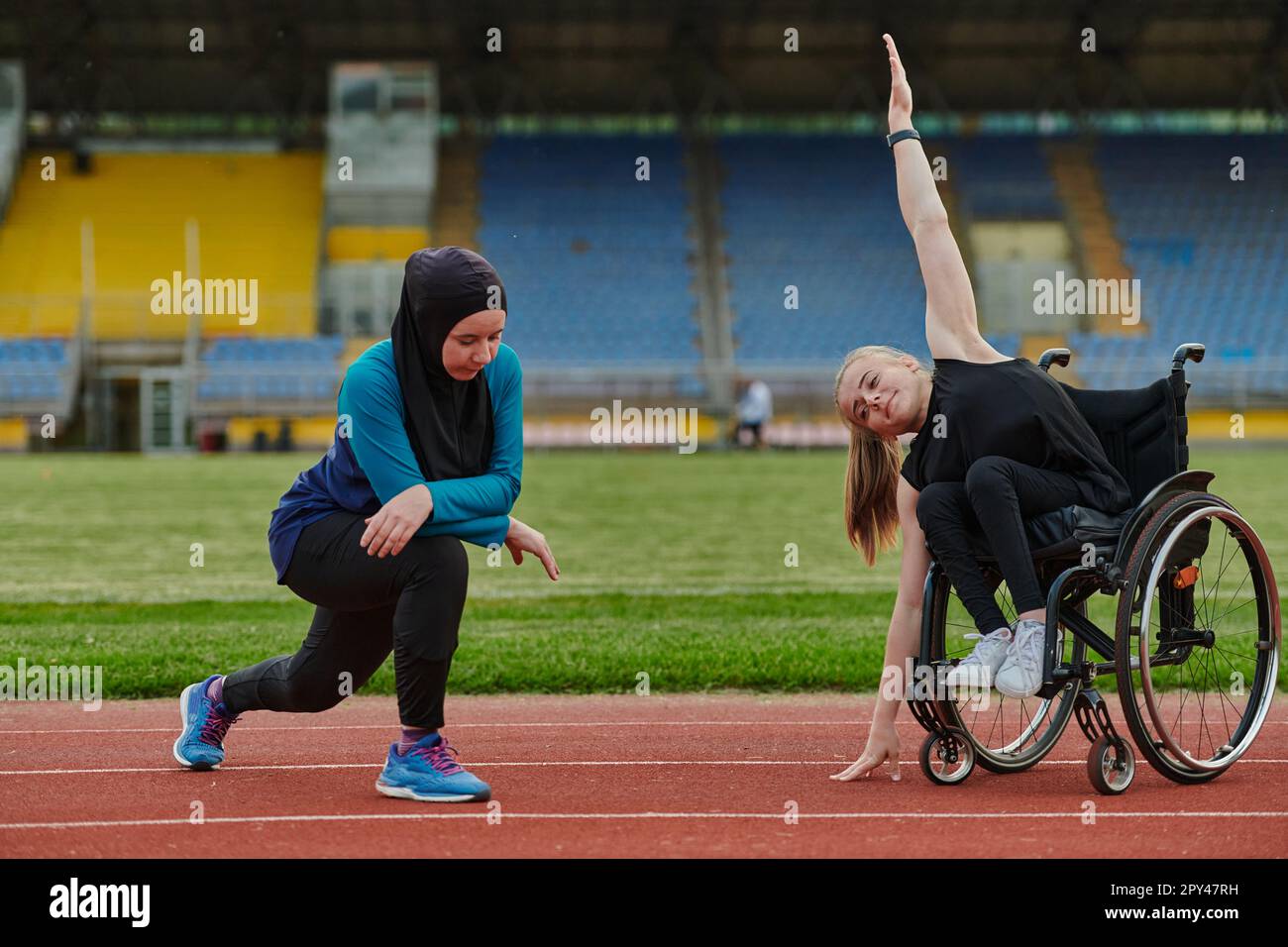Two strong and inspiring women, one a Muslim wearing a burka and the ...