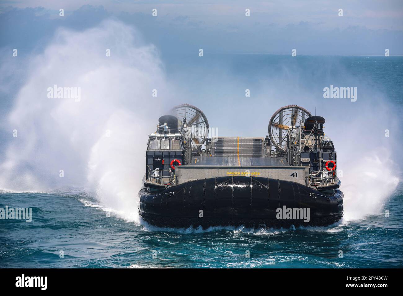 230430-N-ED646-1595- ATLANTIC OCEAN (April 30, 2023) A landing craft ...