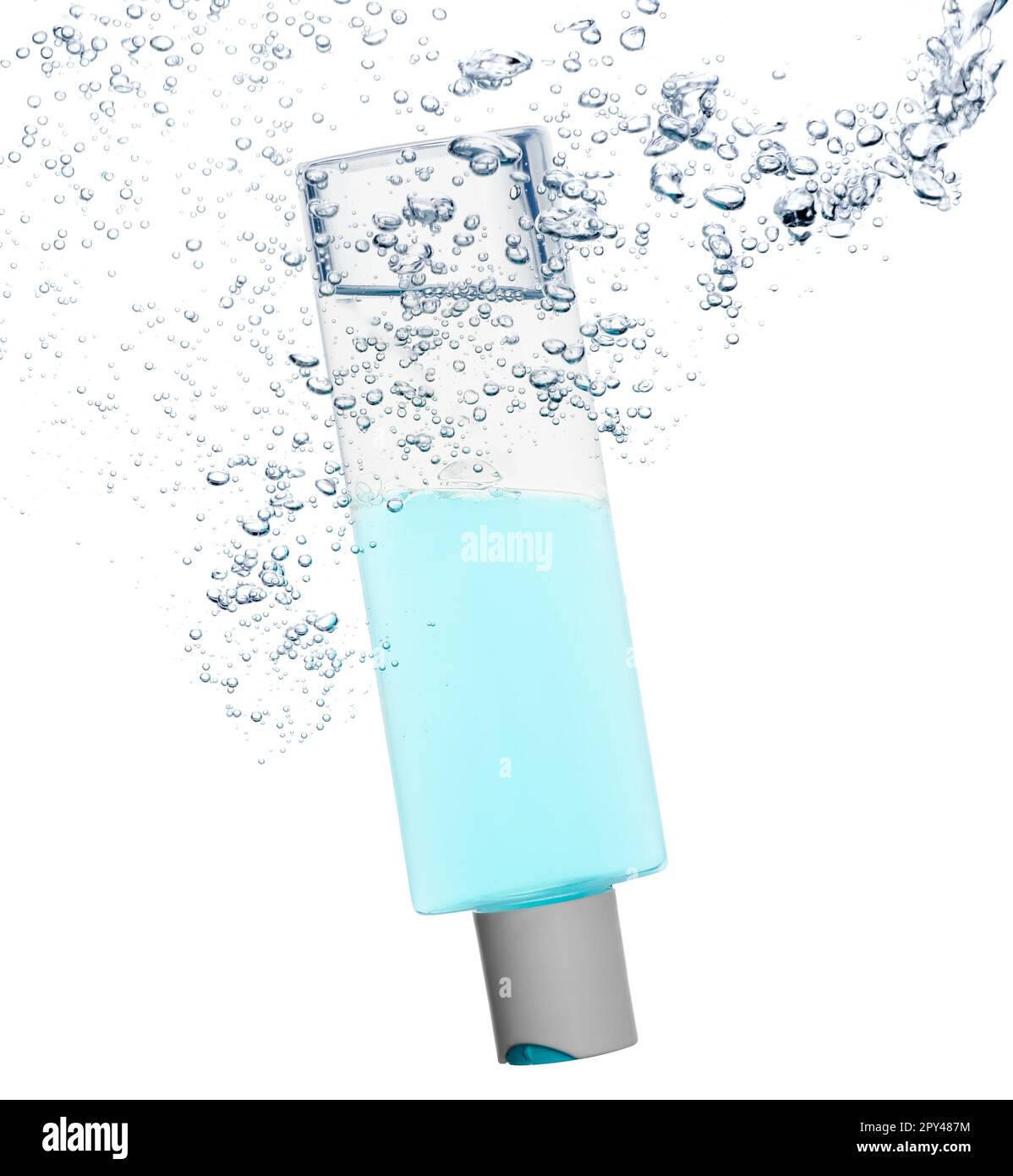 Water bubbles cosmetic liquid Cut Out Stock Images & Pictures - Alamy