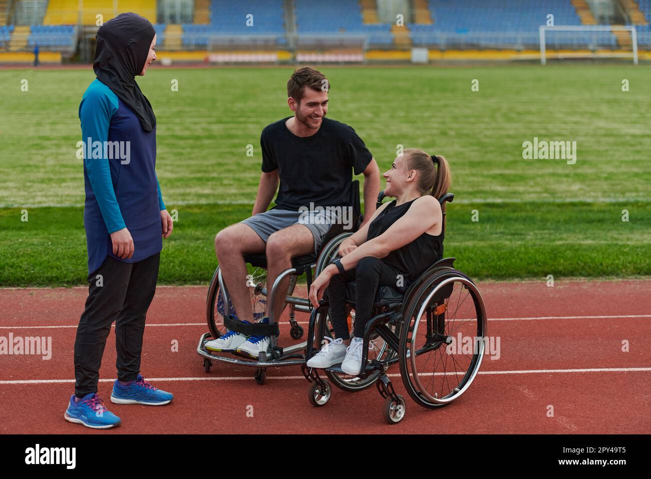 Man sweat wheelchair hi-res stock photography and images - Alamy