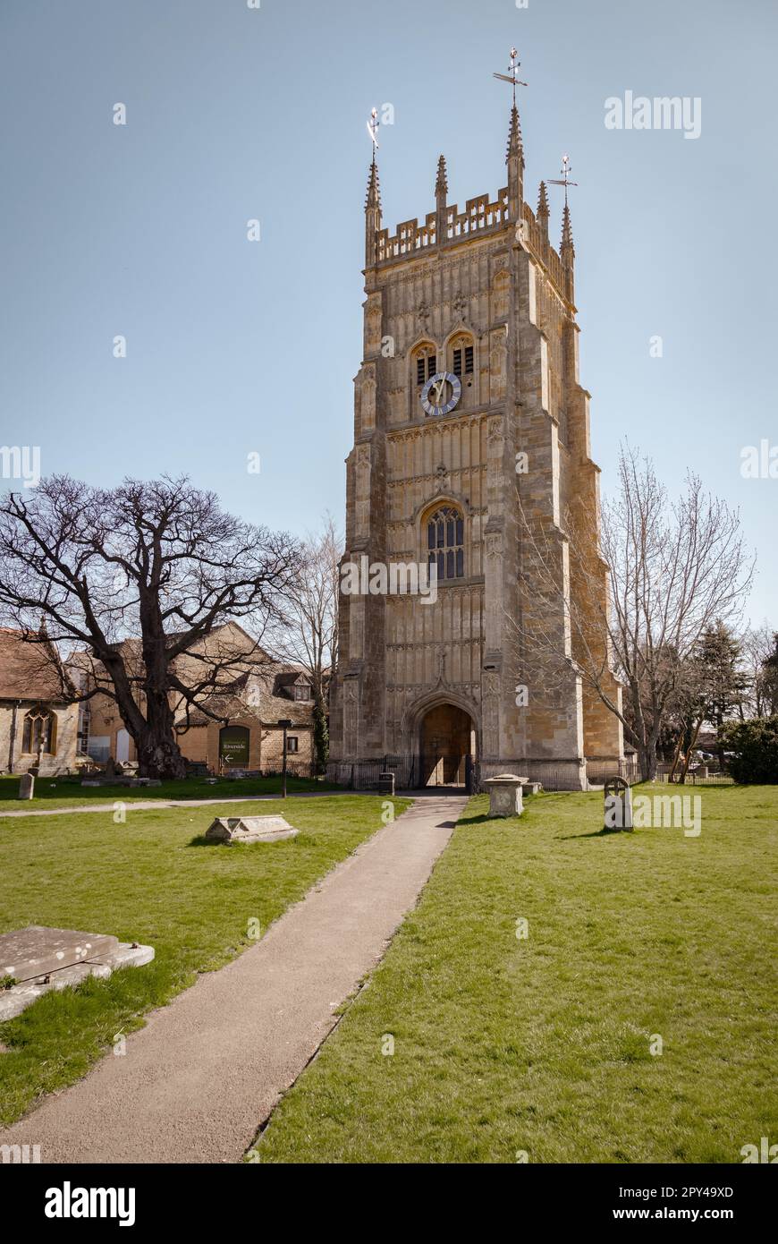 A view of Abbey Bell Tower, possibly the largest and most complete ...