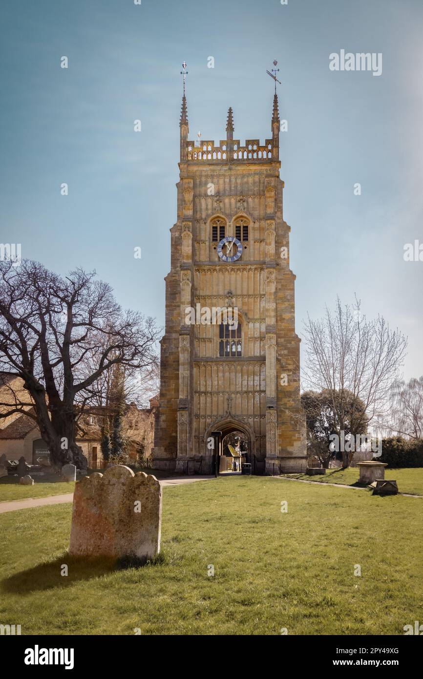 A view of Abbey Bell Tower, possibly the largest and most complete ...