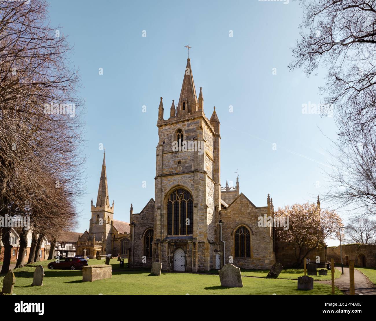 St Lawrence's Church, Evesham. The church, now redundant, stands close ...
