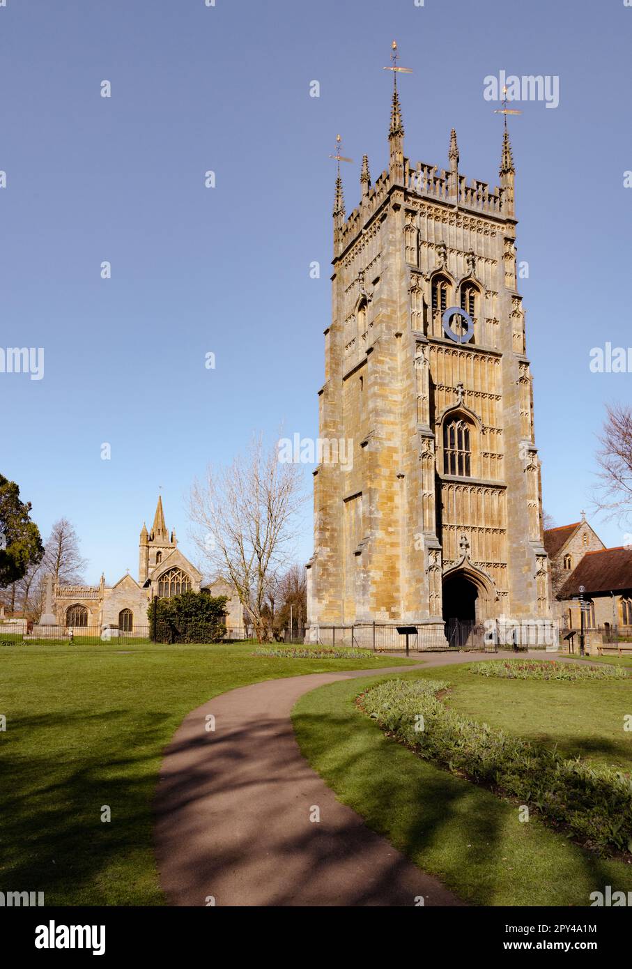 A view of Abbey Bell Tower, possibly the largest and most complete ...