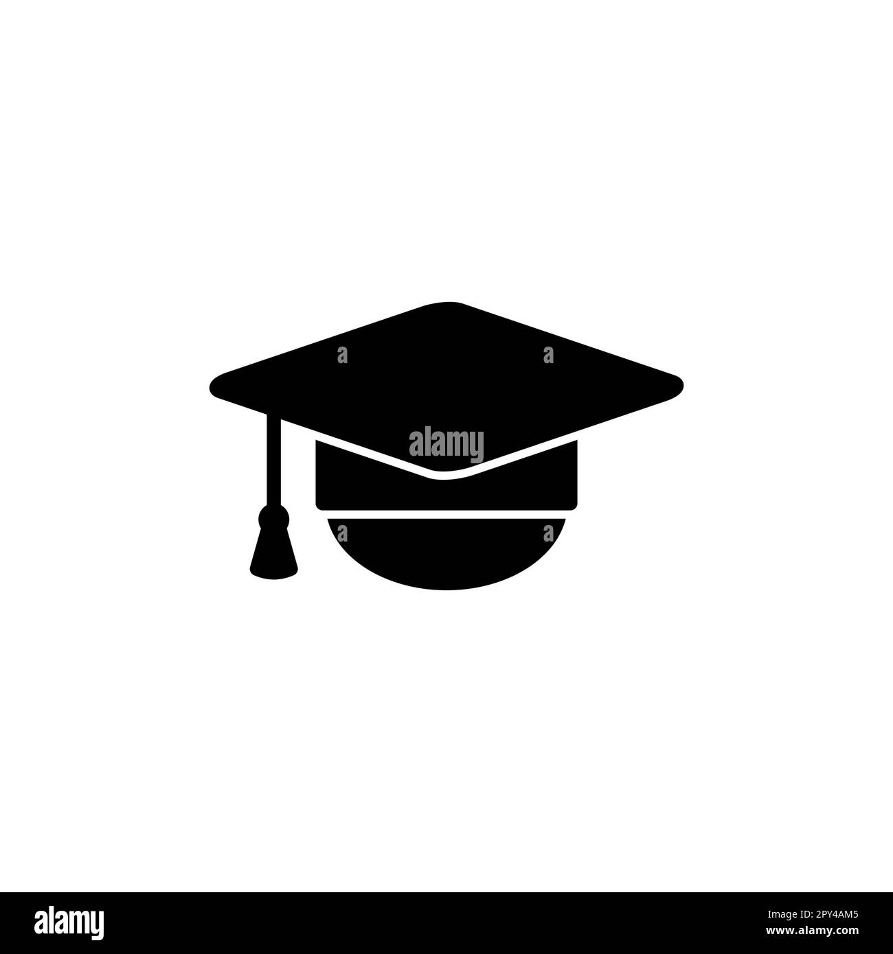 Education icon vector. graduation cap icon vector Stock Vector Image ...