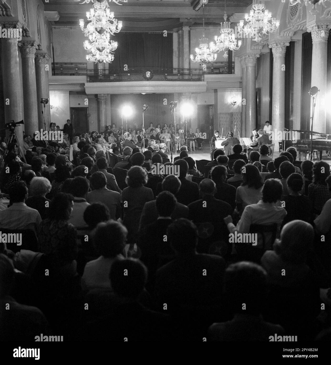 Old audience chamber Black and White Stock Photos & Images - Alamy