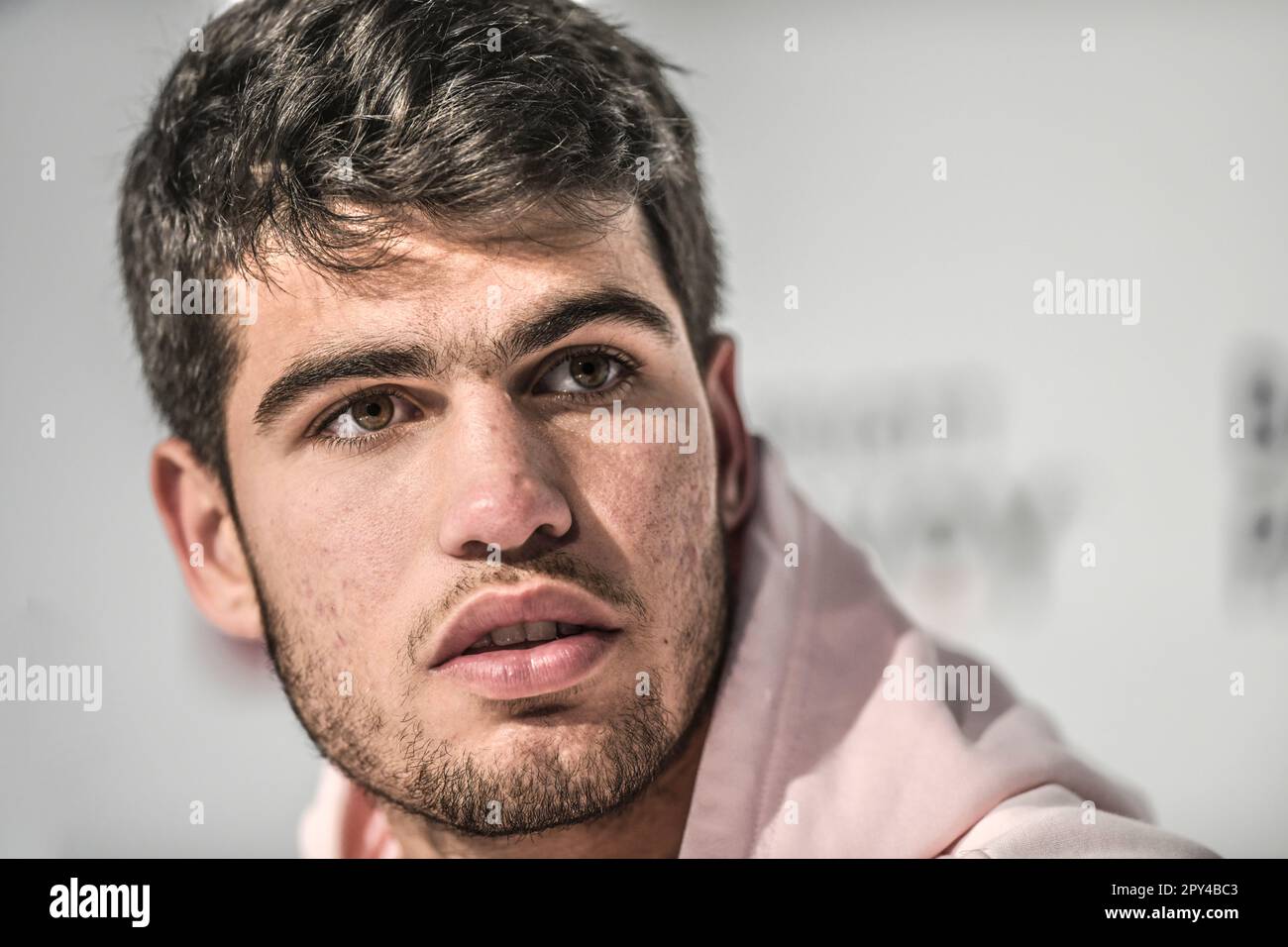 Carlos Alcaraz (Spain) during press conference. Argentina Open 2023 ...