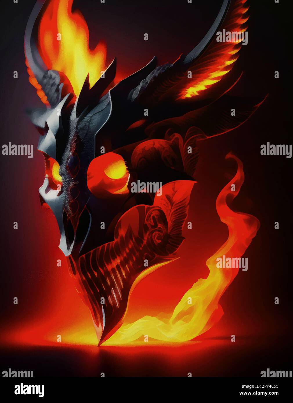 Demon mask hi-res stock photography and images - Alamy