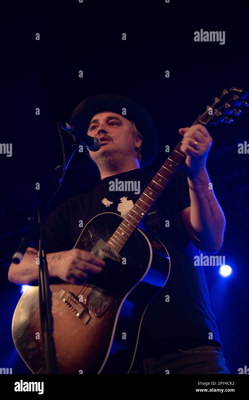 London, UK. 2nd May 2023. Peter Doherty plays an acoustic solo live gig ...