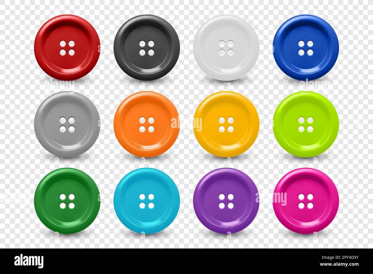 Clothes Button Clipart Icons