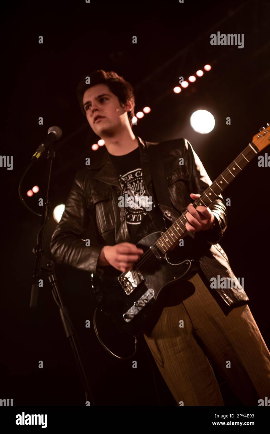 London, UK. 2nd May 2023. Young singer songwriter Evan Williams opens ...