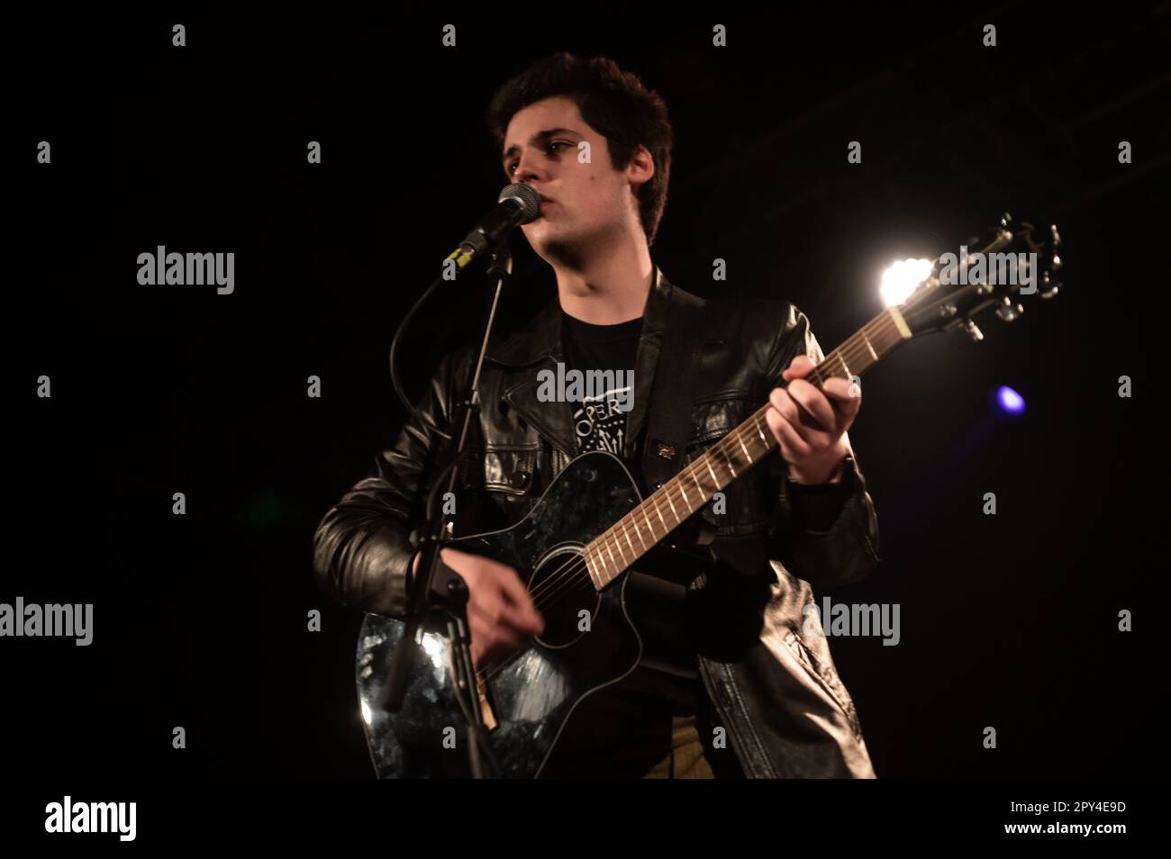 London, UK. 2nd May 2023. Young singer songwriter Evan Williams opens ...