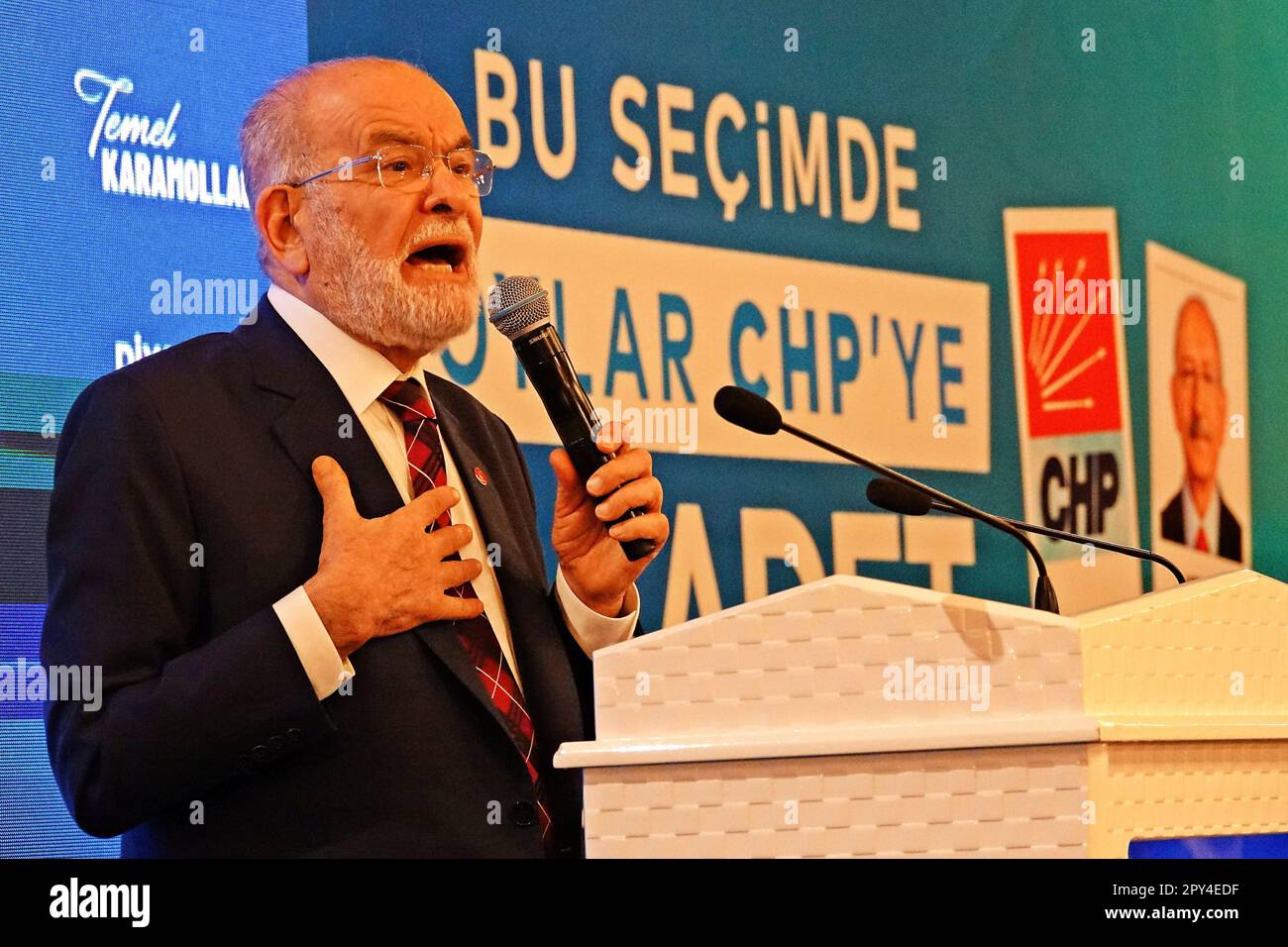 Leader temel karamollaoglu hi-res stock photography and images - Alamy