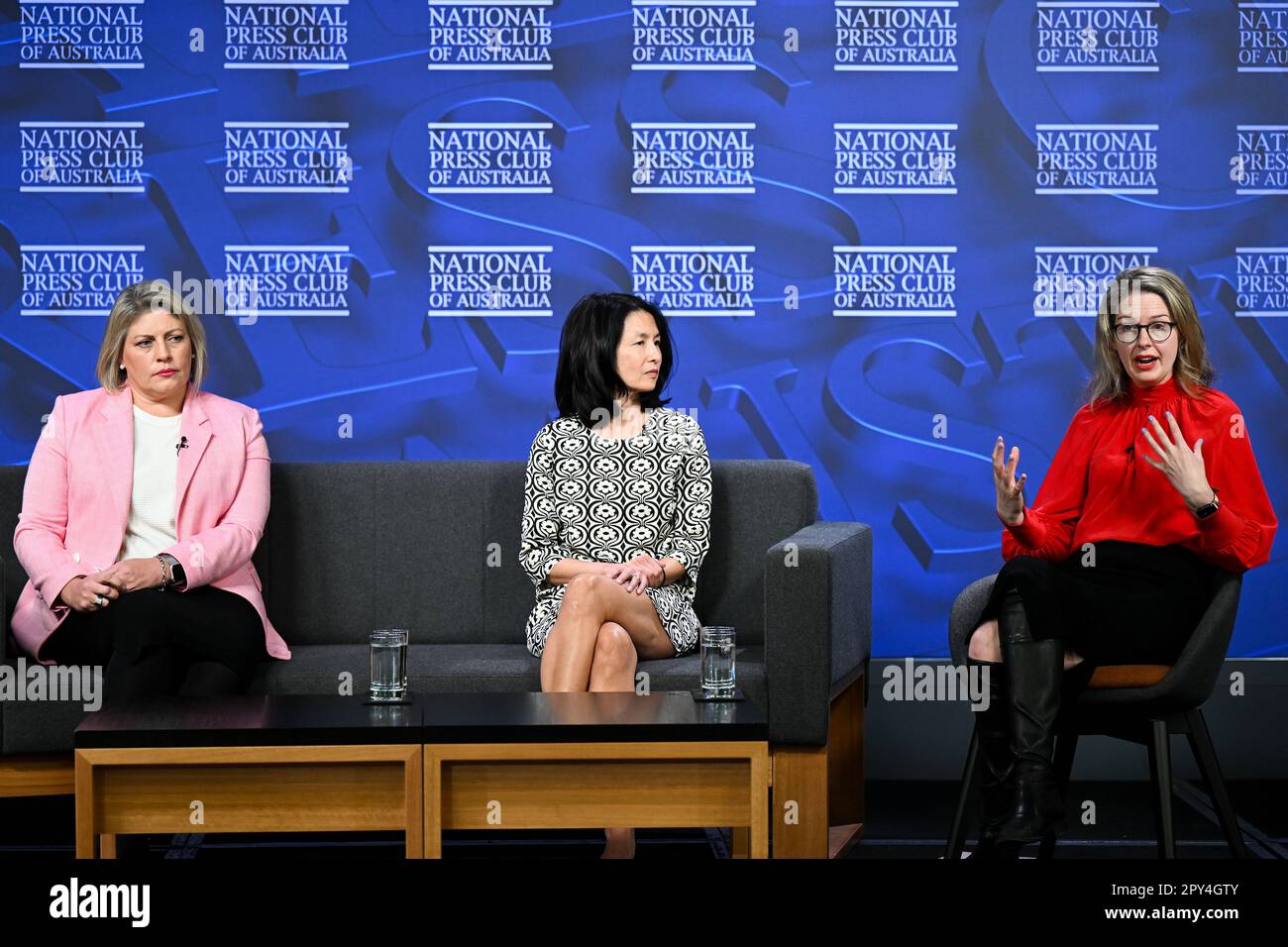 (L-R) Cherelle Murphy, EY Oceania Chief Economist, Su-Lin Ong, Managing ...