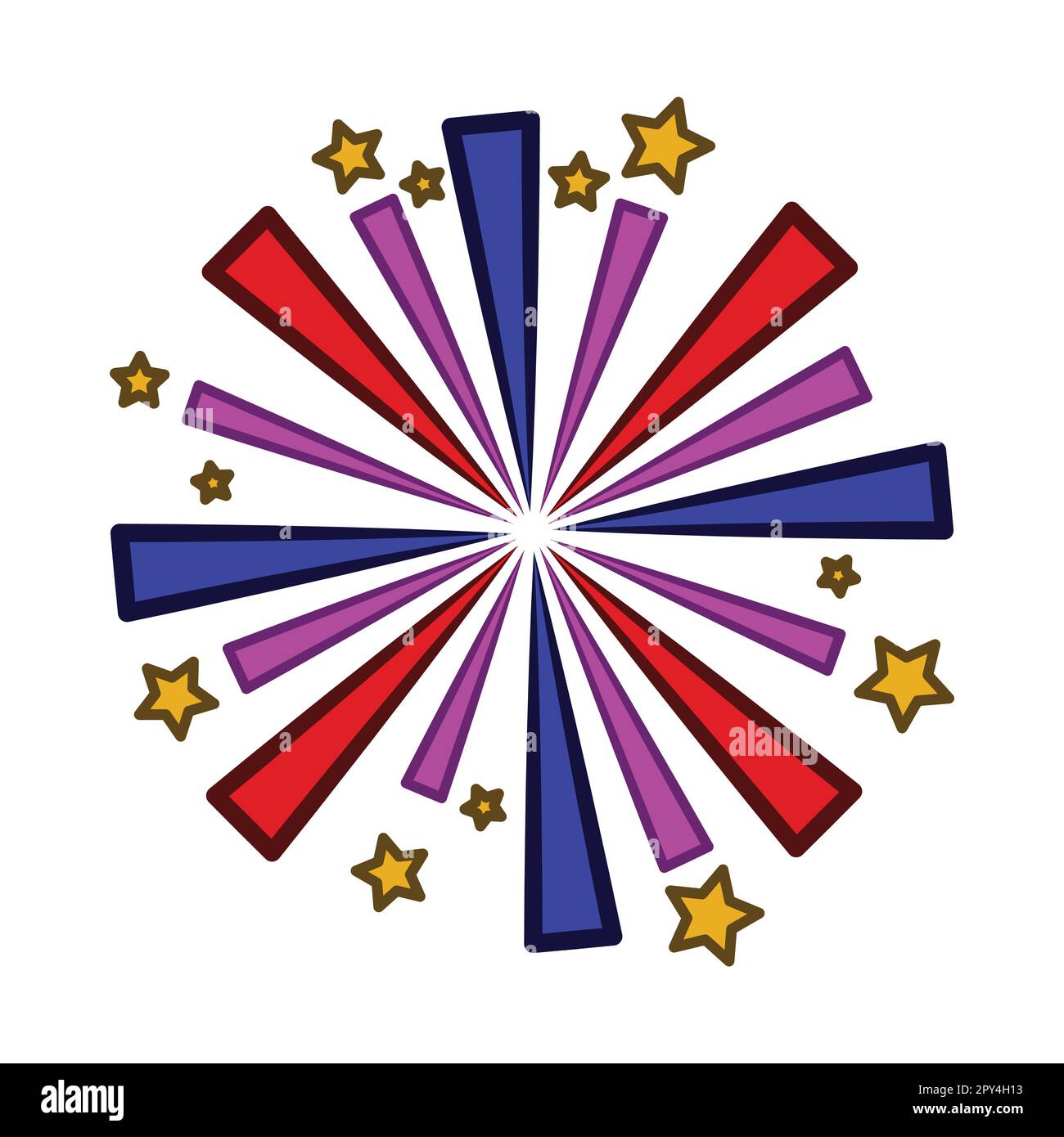 Fireworks icon Stock Vector Images - Alamy