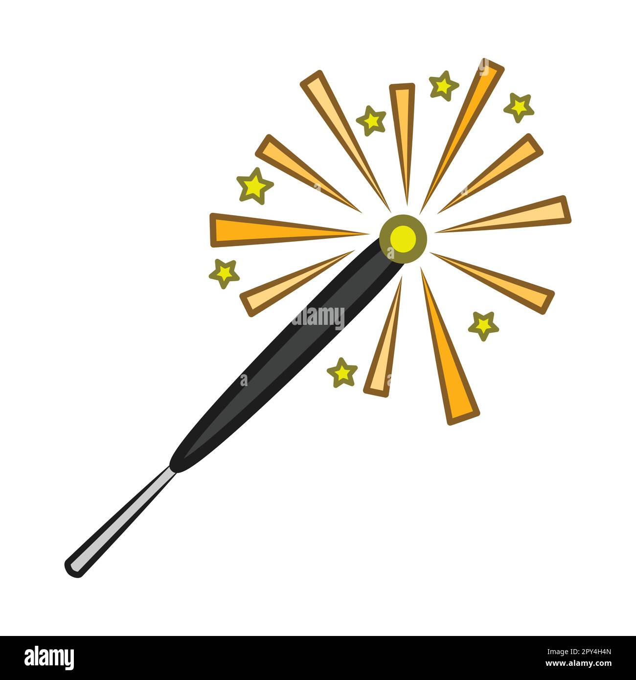 Small Firecracker Burst. New Year Icon Vector Illustration Stock Vector ...