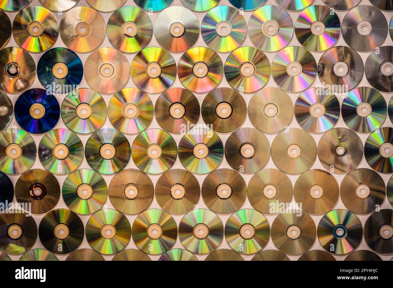 Conceptual old school music background. Background on the wall with old ...