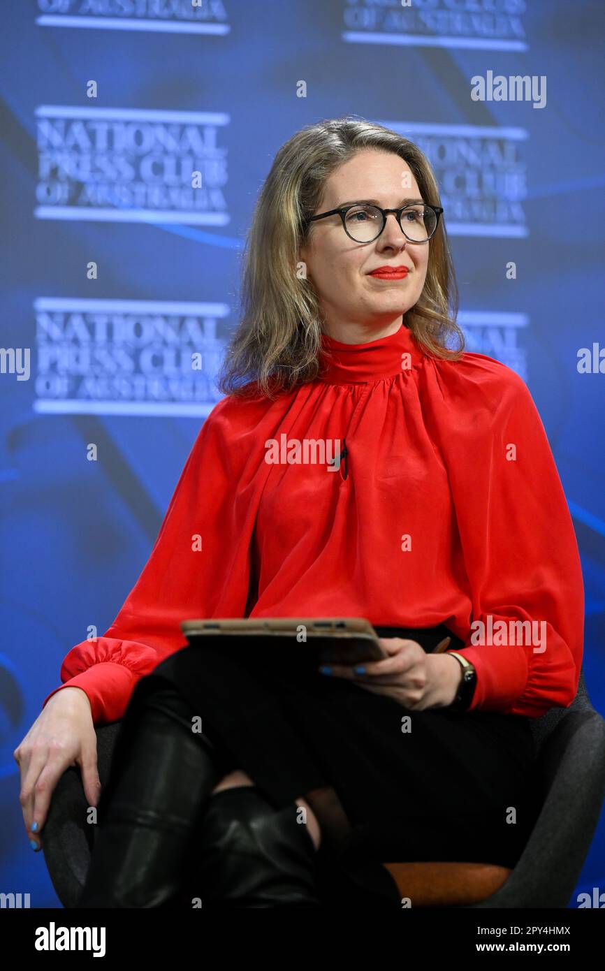 Danielle Wood, CEO of the Grattan Institute addresses the National ...