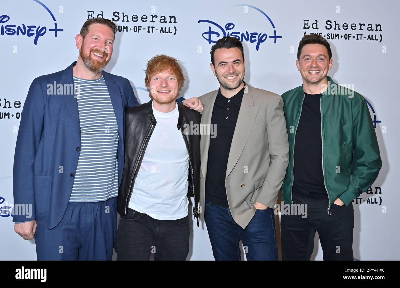 New York City, USA. 02nd May, 2023. Ben Turner, Ed Sheeran, Ben Winston ...