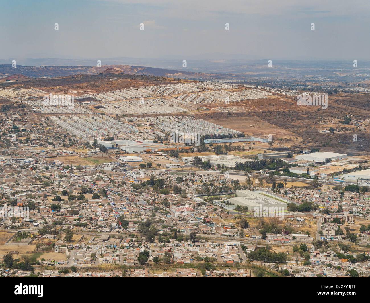 Aerial view of the Guadalajara area cityscape at Mexico Stock Photo - Alamy