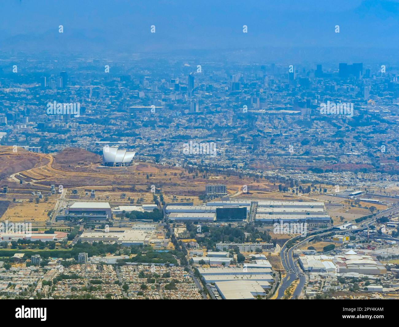 Aerial view of the Guadalajara area cityscape at Mexico Stock Photo - Alamy