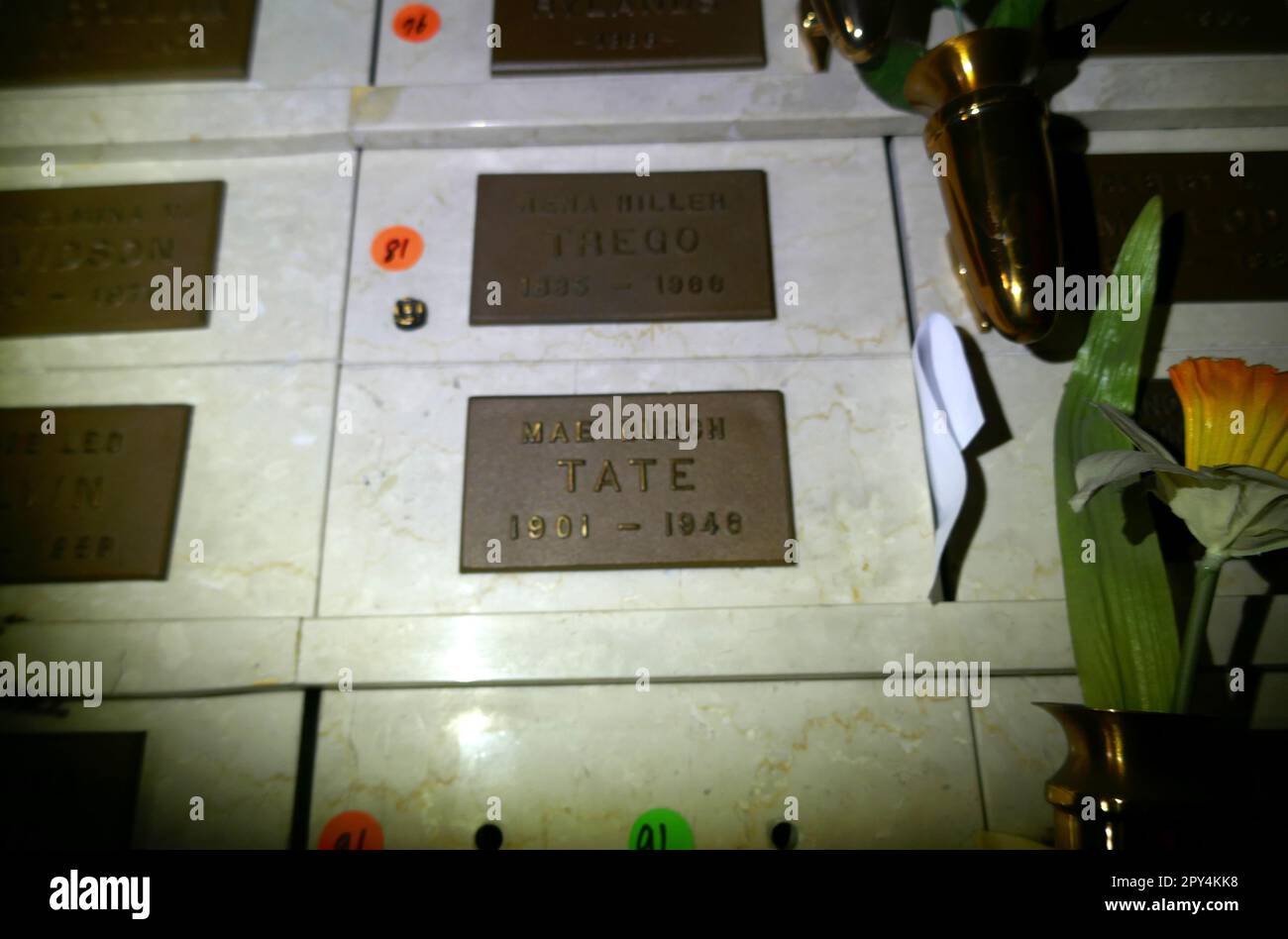 Los Angeles, California, USA 2nd May 2023 Actress Mae Busch Niche/Grave ...