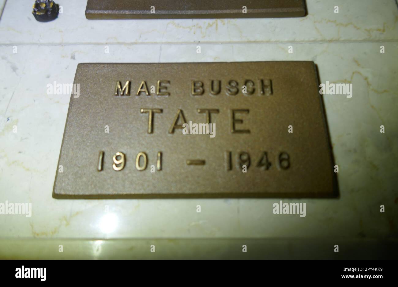 Los Angeles, California, USA 2nd May 2023 Actress Mae Busch Niche/Grave ...