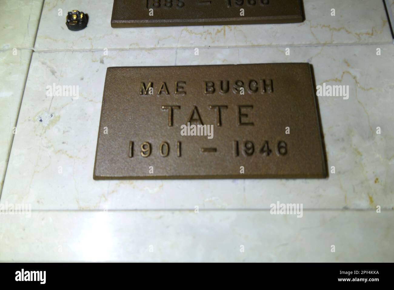 Los Angeles, California, USA 2nd May 2023 Actress Mae Busch Niche/Grave ...