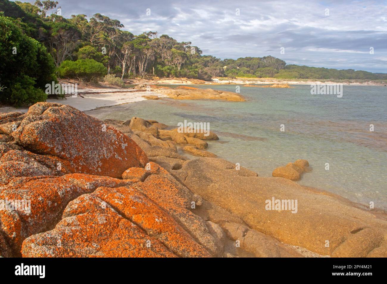 Beach at West End, Flinders Island Stock Photo - Alamy