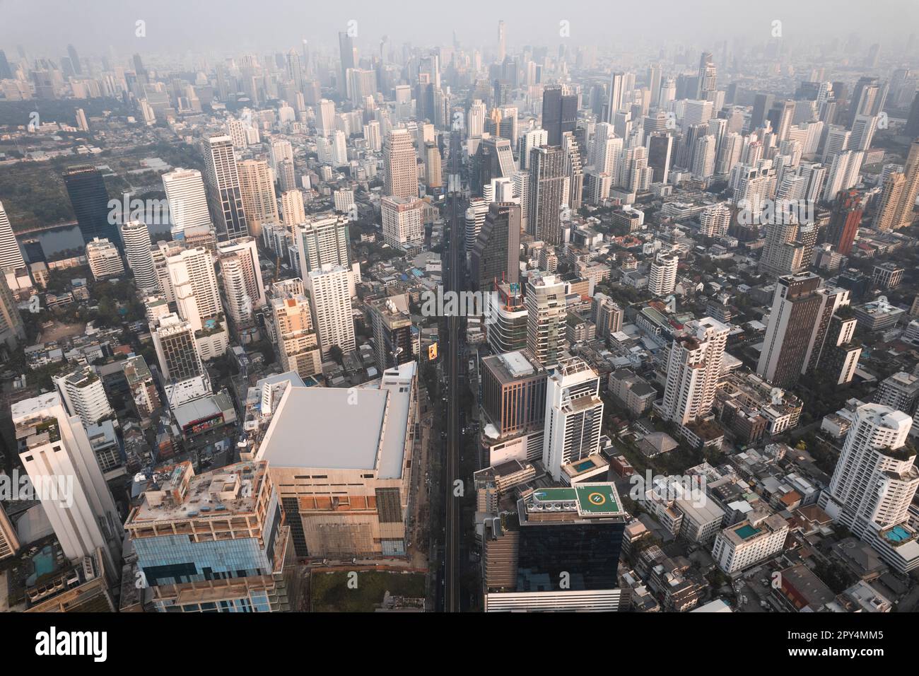 Aerial view of Watthana district in Bangkok, Thailand Stock Photo - Alamy