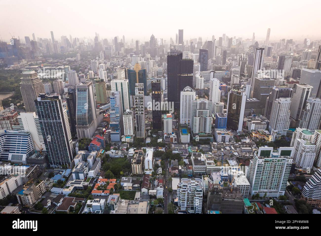 Aerial view of Watthana district in Bangkok, Thailand Stock Photo - Alamy