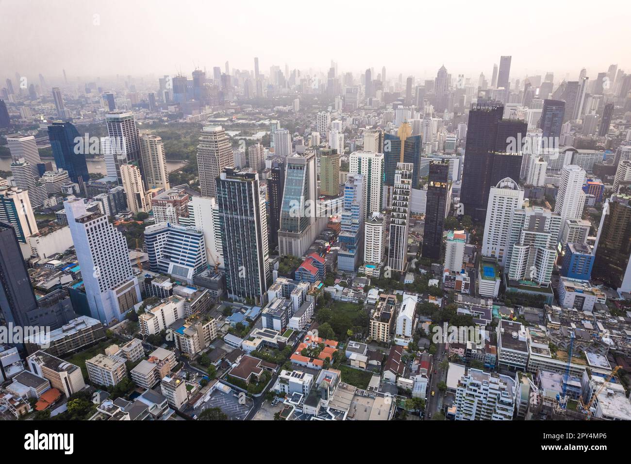 Aerial view of Watthana district in Bangkok, Thailand Stock Photo - Alamy