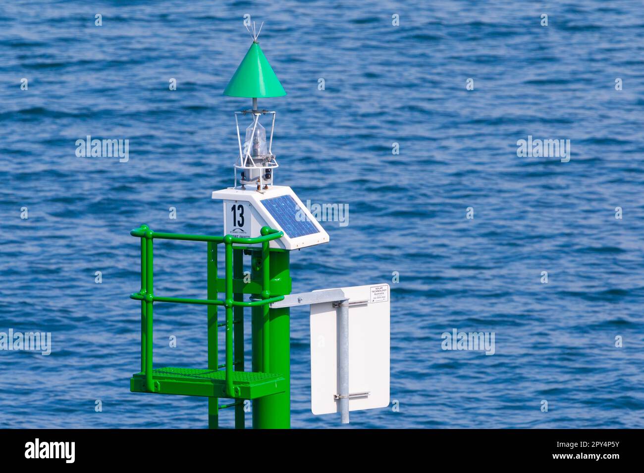 A sea beacon on Botany Bay in Sydney, Australia Stock Photo - Alamy