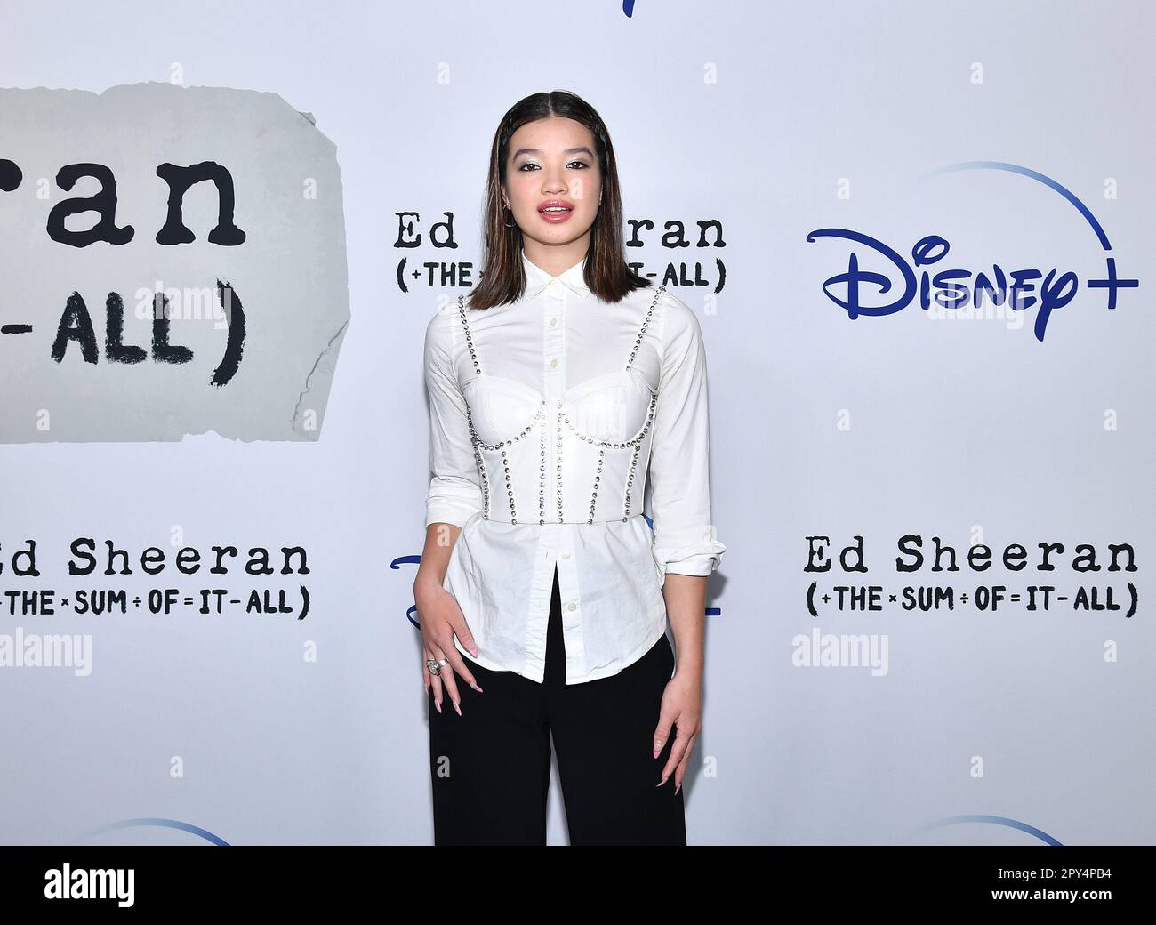 NEW YORK - MAY 2: Peyton Elizabeth Lee attends the Disney+ World ...