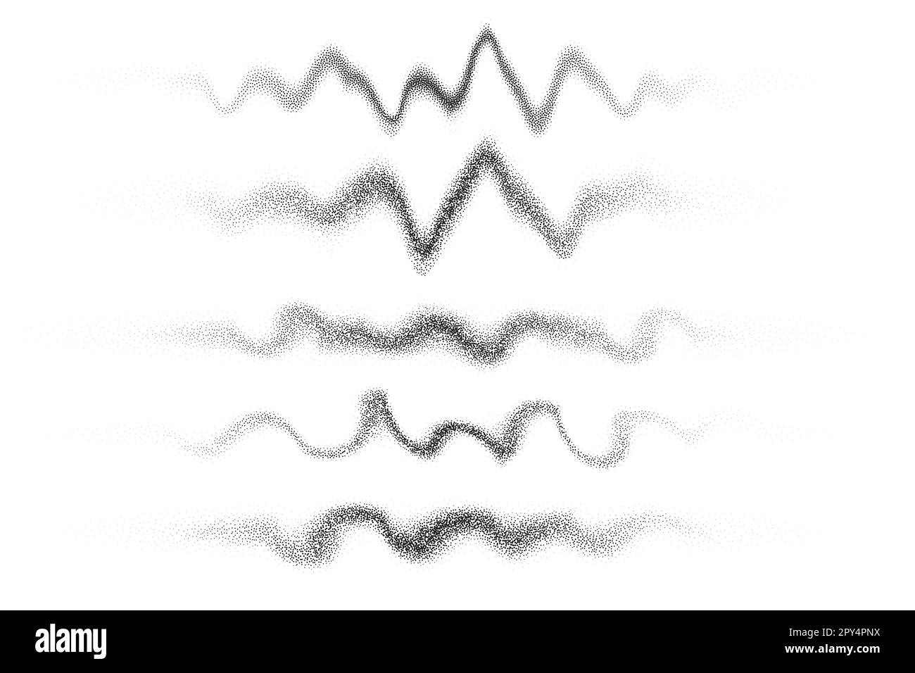 Wavy smoke effect. Wind and spray with dust texture. Grainy gradient ...