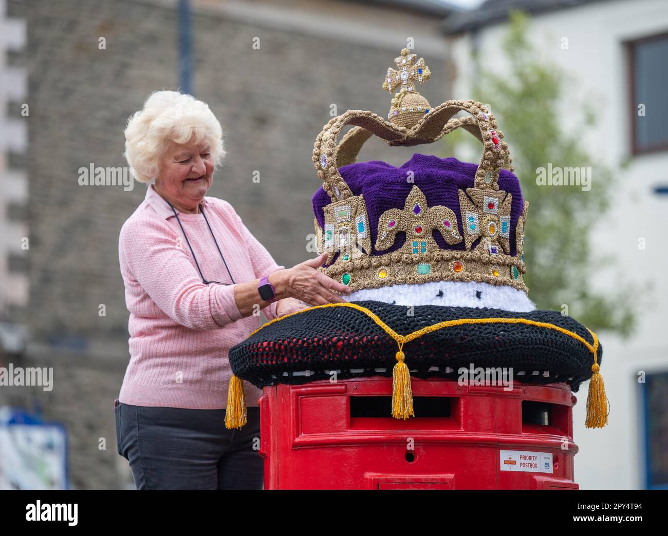 Selkirk, UK. 02nd May, 2023. 2nd May 2023 King Charles Coronation fever ...